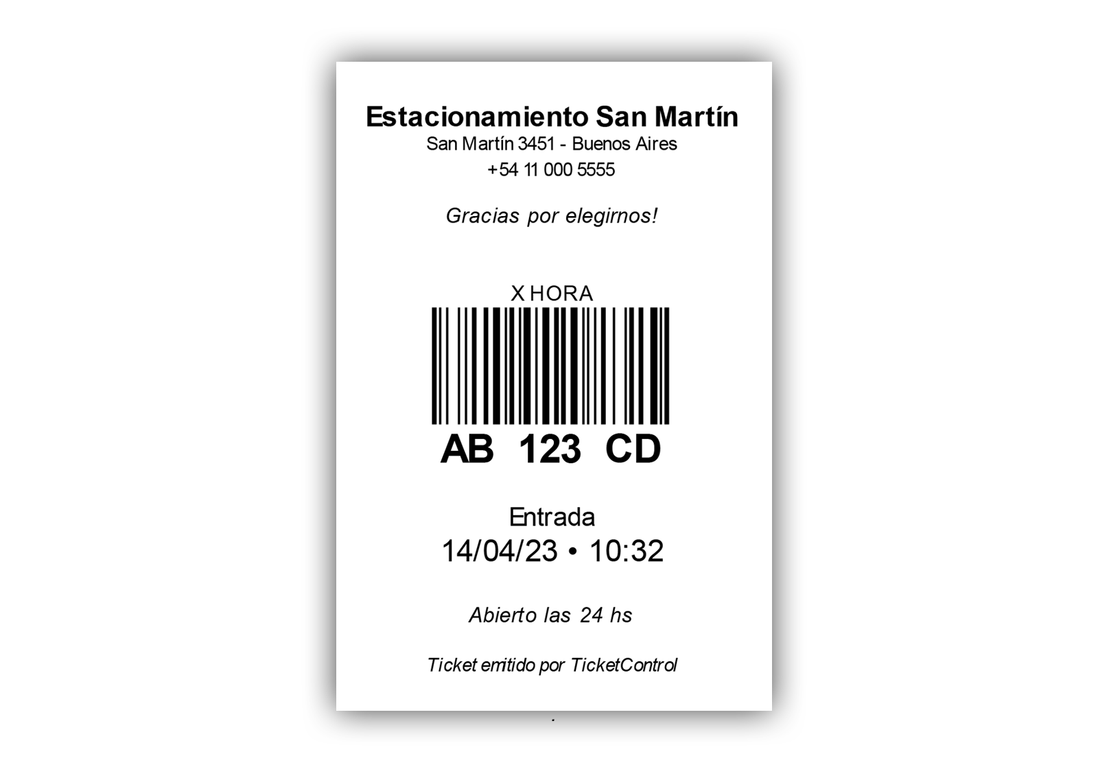 TicketControl - Sistema para la gestión y control de Estacionamientos